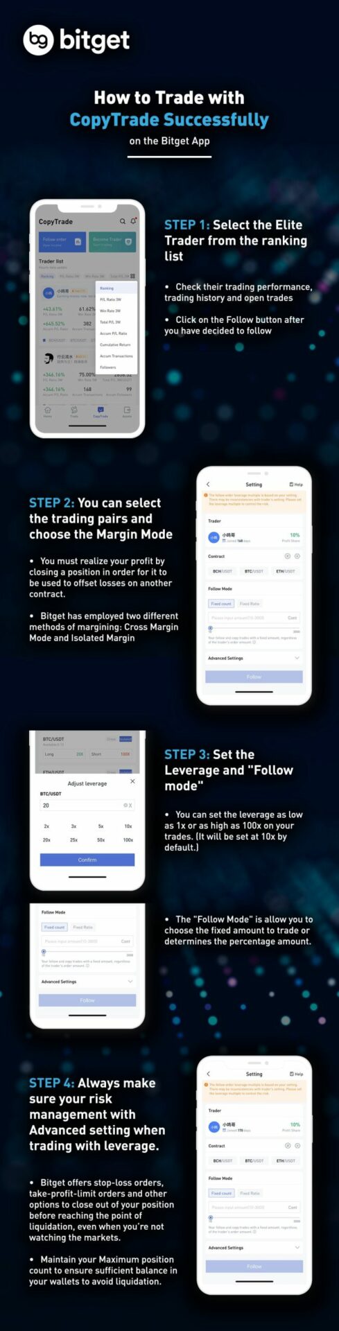 Start CopyTrading other traders on Bitget - BitCopy